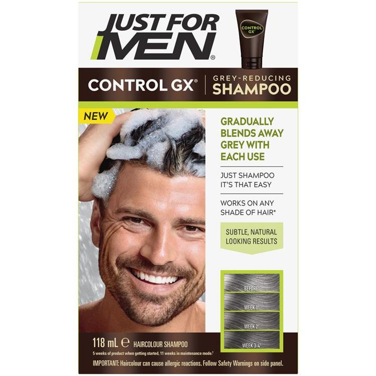 Buy Just For Men Control GX Regular Shampoo 118ml online at Chemist ...