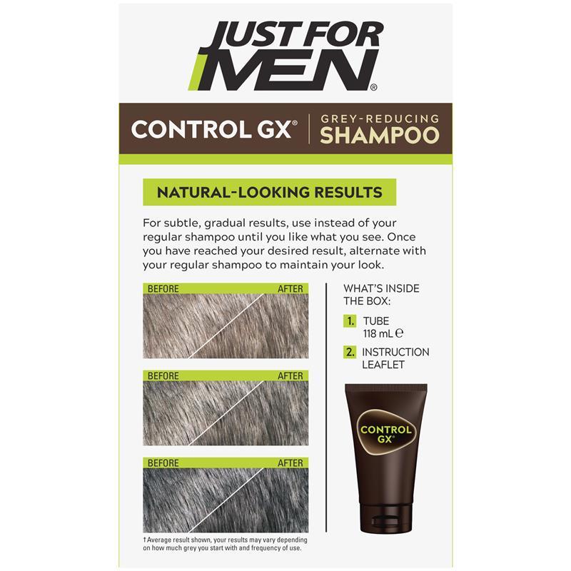 Buy Just For Men Control GX Regular Shampoo 118ml online at Chemist ...