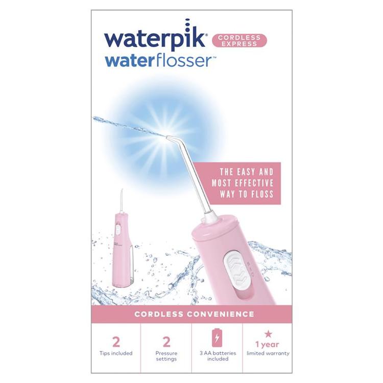 Buy Waterpik Cordless Express Water Flosser Pink online at Chemist ...