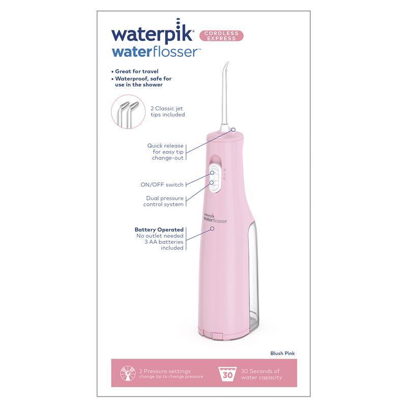 Buy Waterpik Cordless Express Water Flosser Pink online at Chemist ...