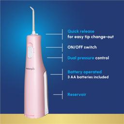 Buy Waterpik Cordless Express Water Flosser Pink online at Chemist ...