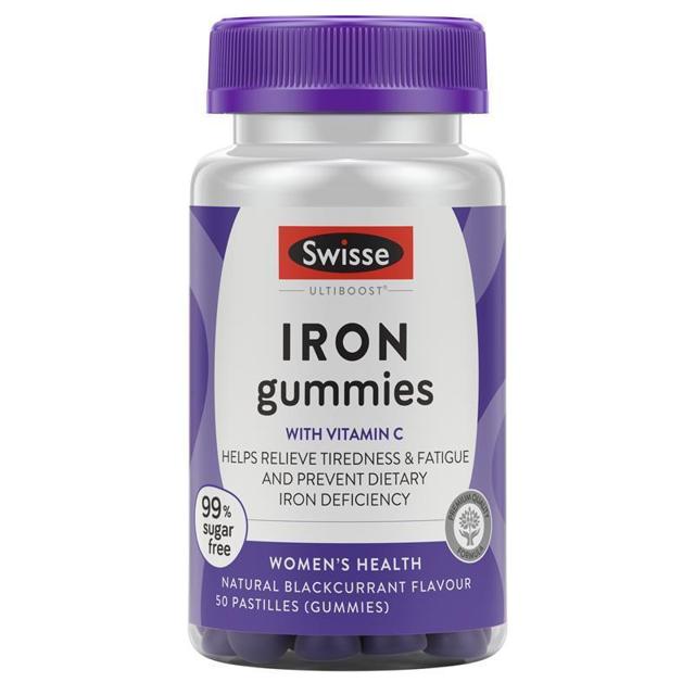 Buy Swisse Iron Gummies 50 Pack online at Chemist Warehouse