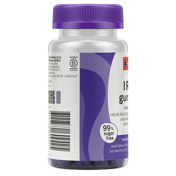 Buy Swisse Iron Gummies 50 Pack online at Chemist Warehouse