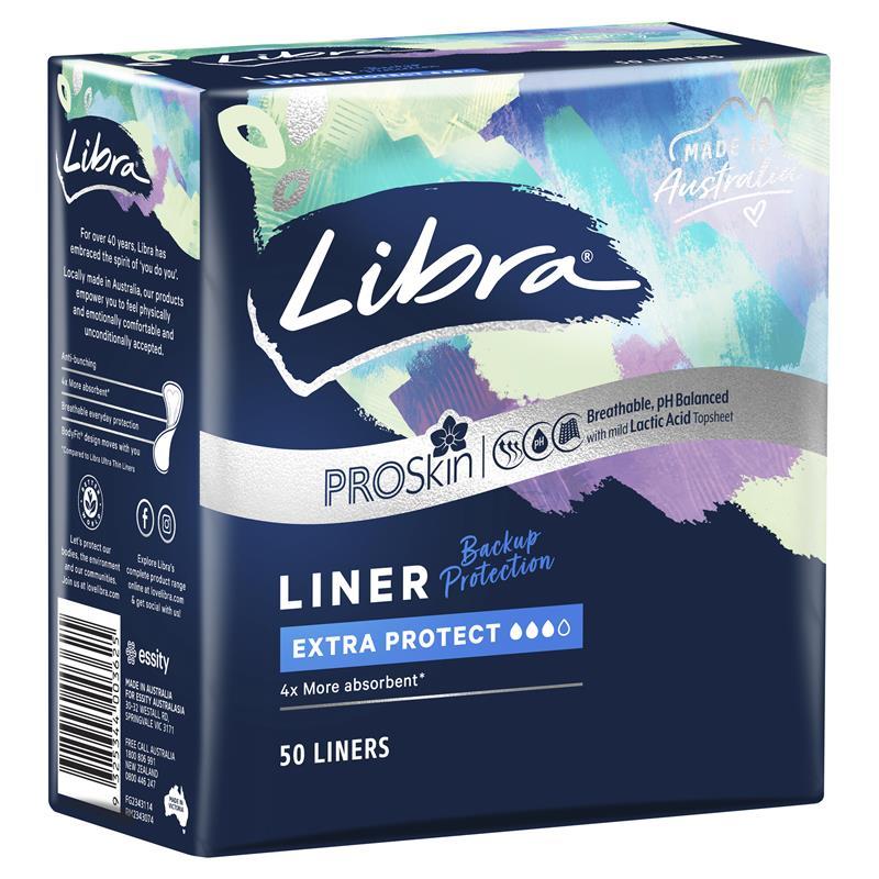 Buy Libra Liner Extra Protect 50 Pack online at Chemist Warehouse