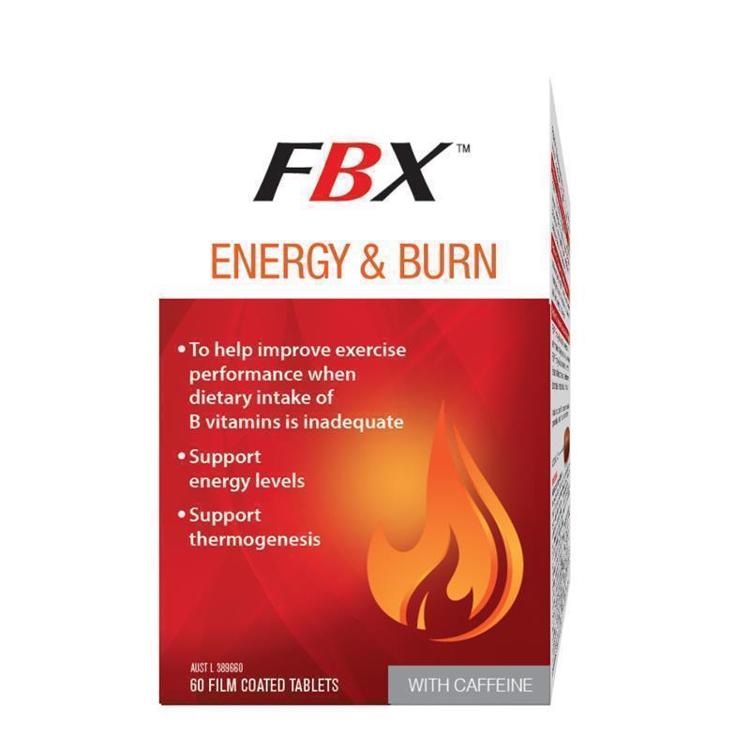 Buy FBX Energy & Burn 60 Tablets online at Chemist Warehouse