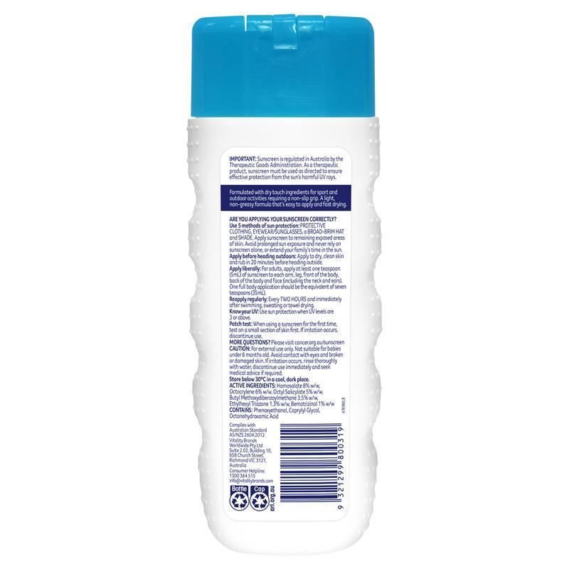 Buy Cancer Council SPF 50 Sport Dry Touch & Sweat Resistant 200ml ...