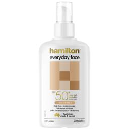 Buy Hamilton SPF 50+ Everyday Face 200ml online at Chemist Warehouse