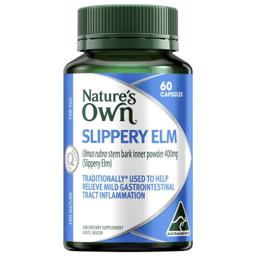 Buy Nature's Own Slippery Elm 400mg 60 Capsules online at Chemist Warehouse