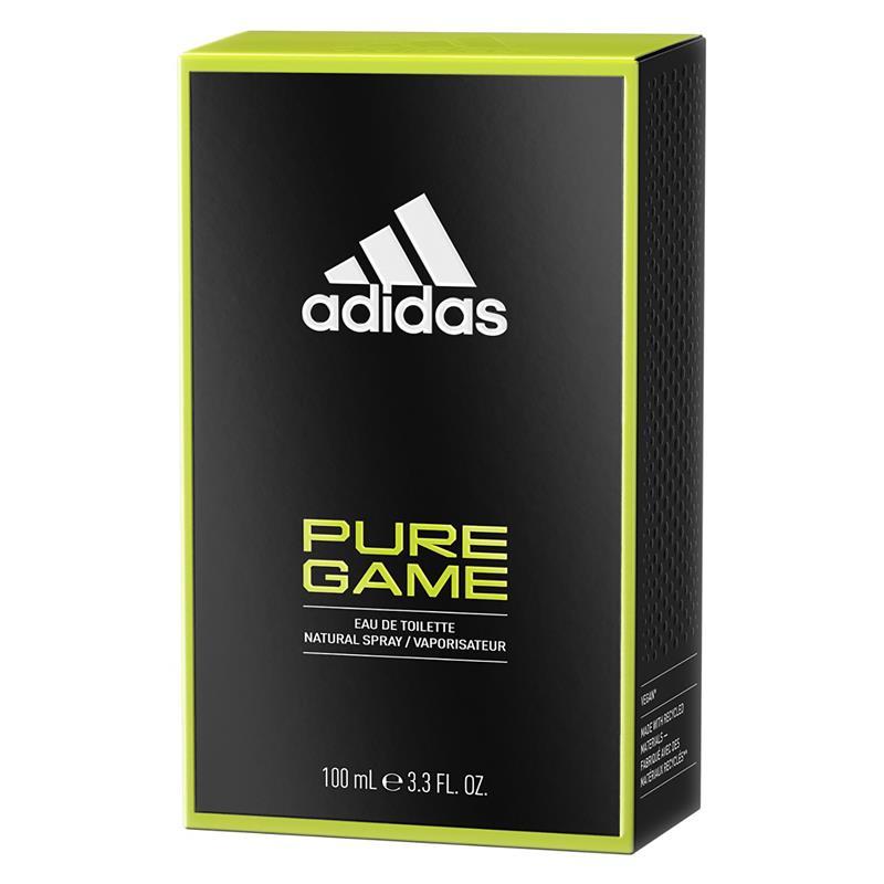 Buy Adidas Pure Game Vegan Formula Eau de Toilette 100ml online at ...