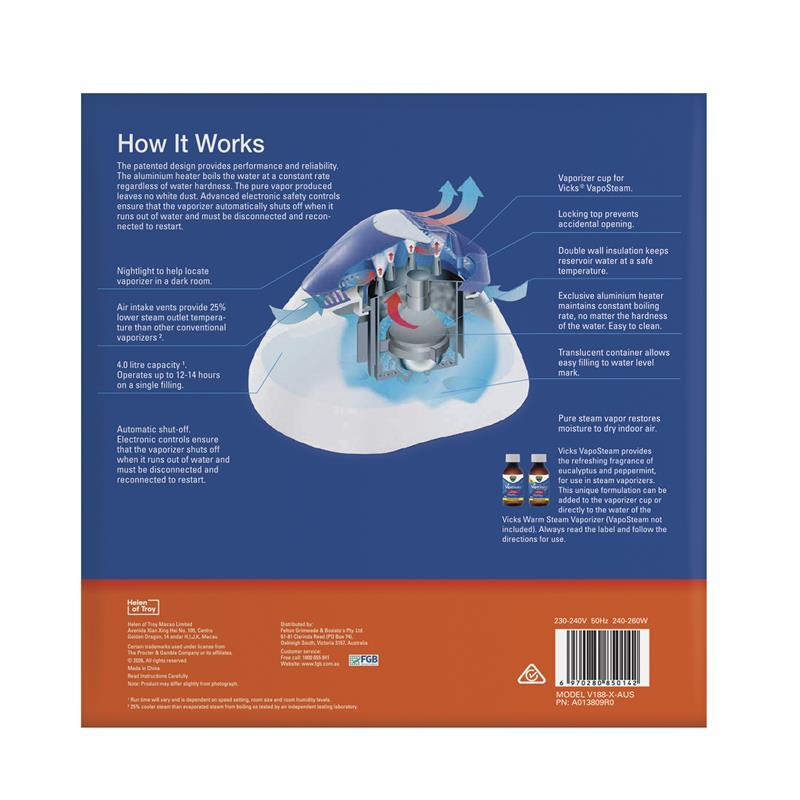 Buy Vicks Warm Steam Vaporizer online at Chemist Warehouse