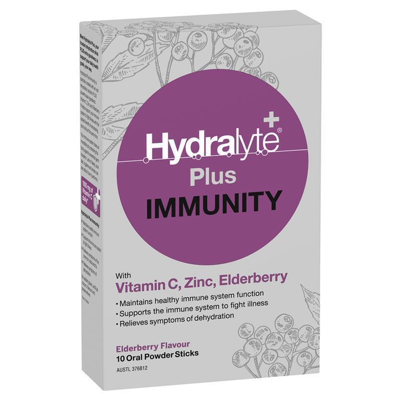Buy Hydralyte Plus Immunity Powder 10 Sticks online at Chemist Warehouse