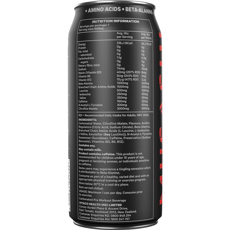 Buy Musashi Energy Blue Raspberry 500ml online at Chemist Warehouse