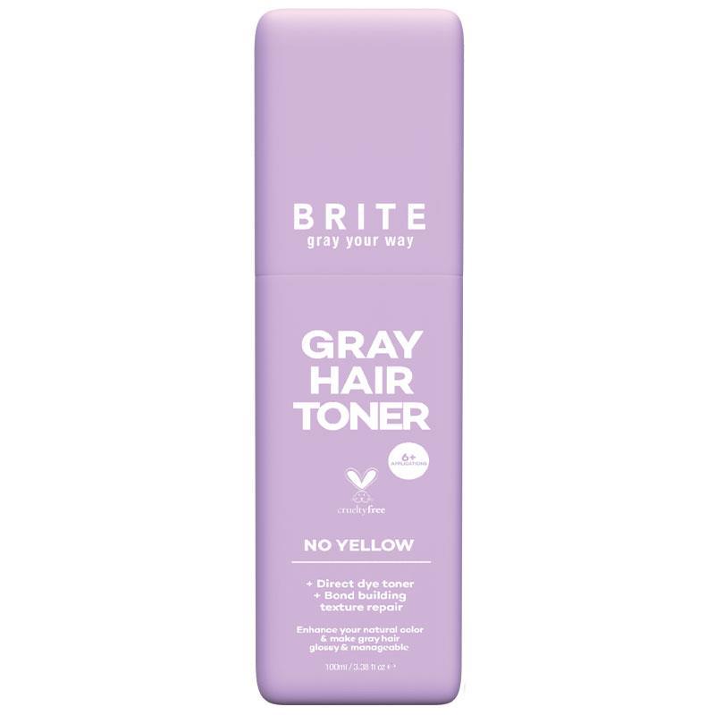 Buy Brite Gray Hair Toner No Yellow 100ml/3.38fl oz online at Chemist ...