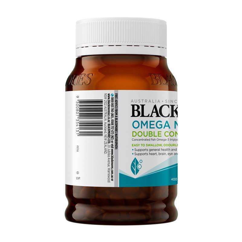Buy Blackmores Omega Mini Double Concentrate 400 Capsules online at ...