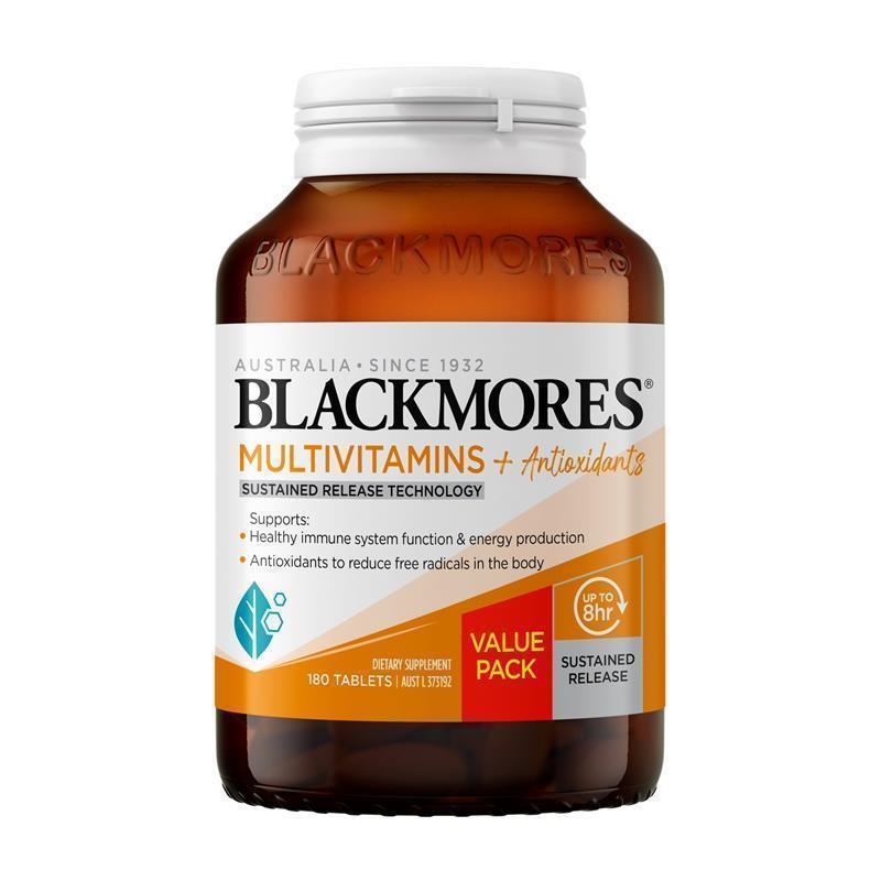 Buy Blackmores Multivitamin + Antioxidants Sustained Release 180 ...
