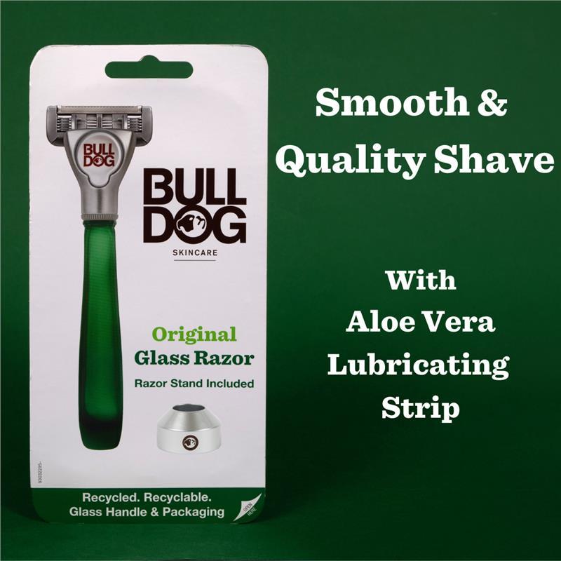 Buy Bulldog Original Glass Razor & Stand Kit + 1 Blade online at ...