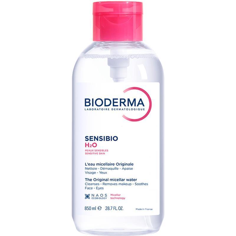 Buy Bioderma Sensibio H2O Micellar Water 850ml Pump Bottle online at ...
