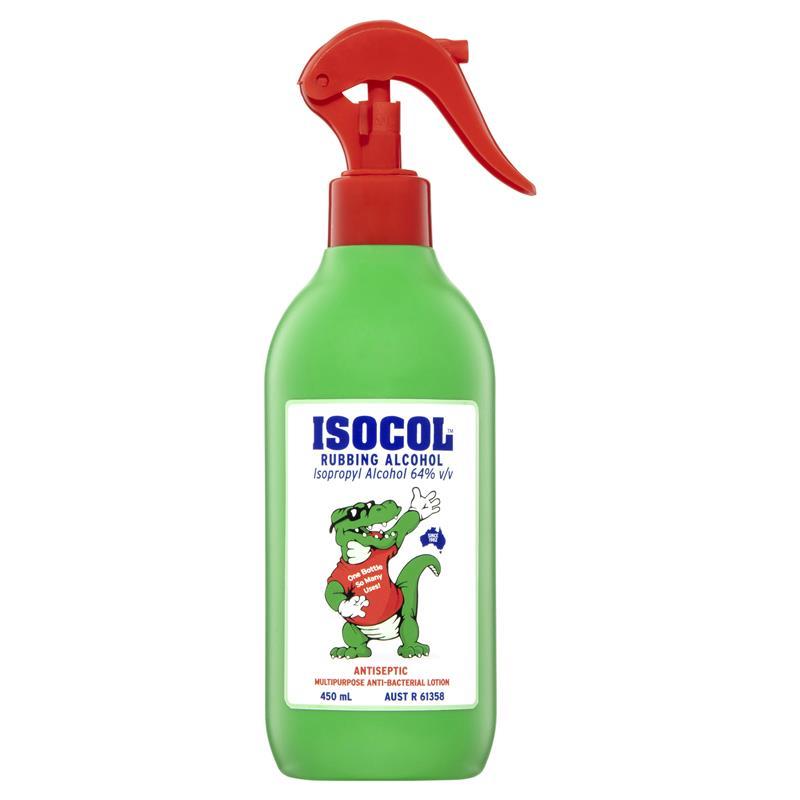 Buy Isocol Multipurpose Alcohol Spray 450ml online at Chemist Warehouse