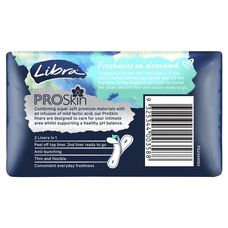 Buy Libra Liner Flexi Double Liner Thin 2 in 1 25 Pack online at ...