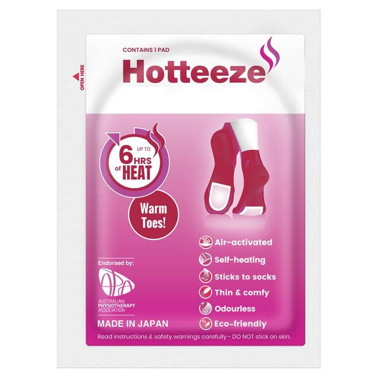 Buy Hotteeze Heat Pads For Feet 5 Pairs online at Chemist Warehouse