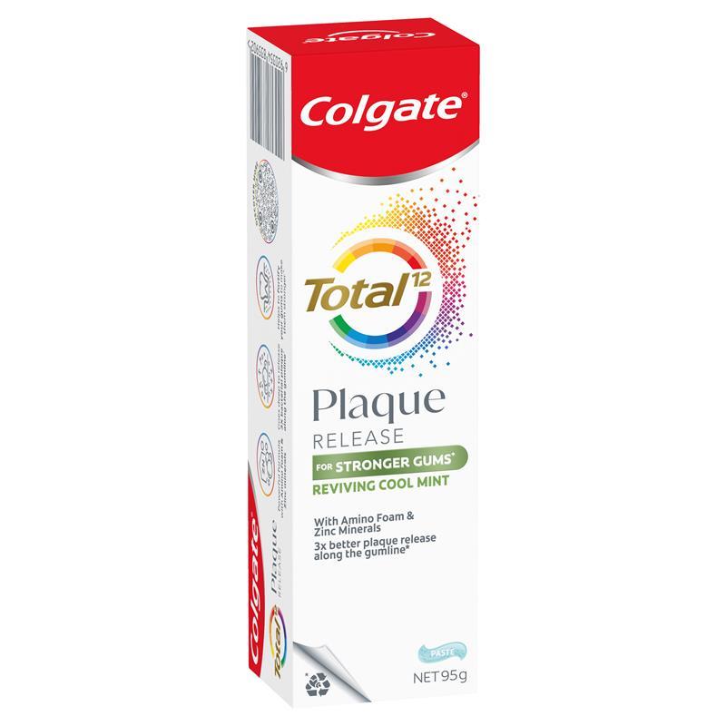 Buy Colgate Toothpaste Total Plaque Release Reviving Cool Mint 95g ...