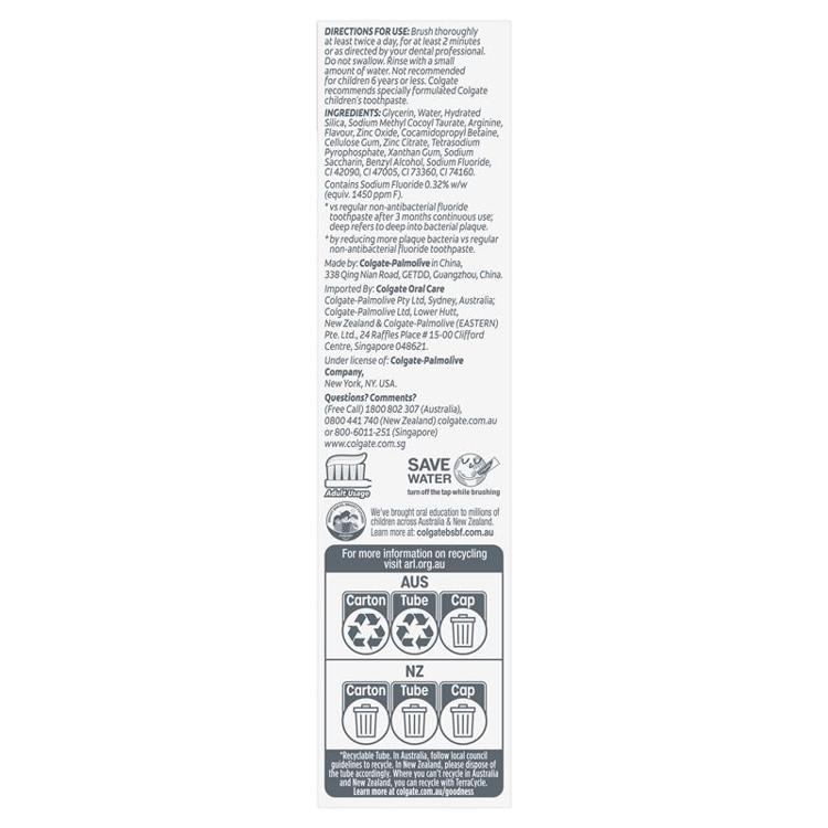 Buy Colgate Toothpaste Total Plaque Release Reviving Cool Mint 95g ...