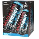 Buy Musashi Blue Raspberry Energy Drinks 500ml x 4 Pack online at ...
