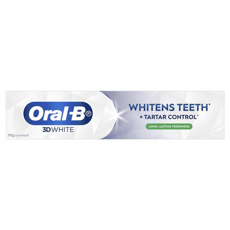 Buy Oral B Toothpaste 3D White Long Lasting Freshness 190g online at ...