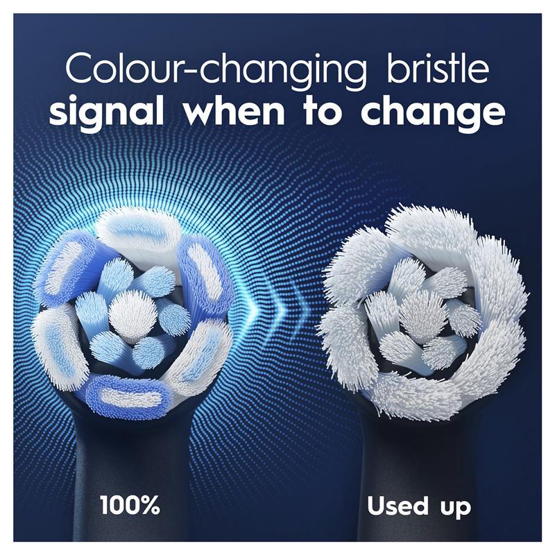 Buy Oral B Power Toothbrush iO Advanced Clean Refills Black 4 Pack ...