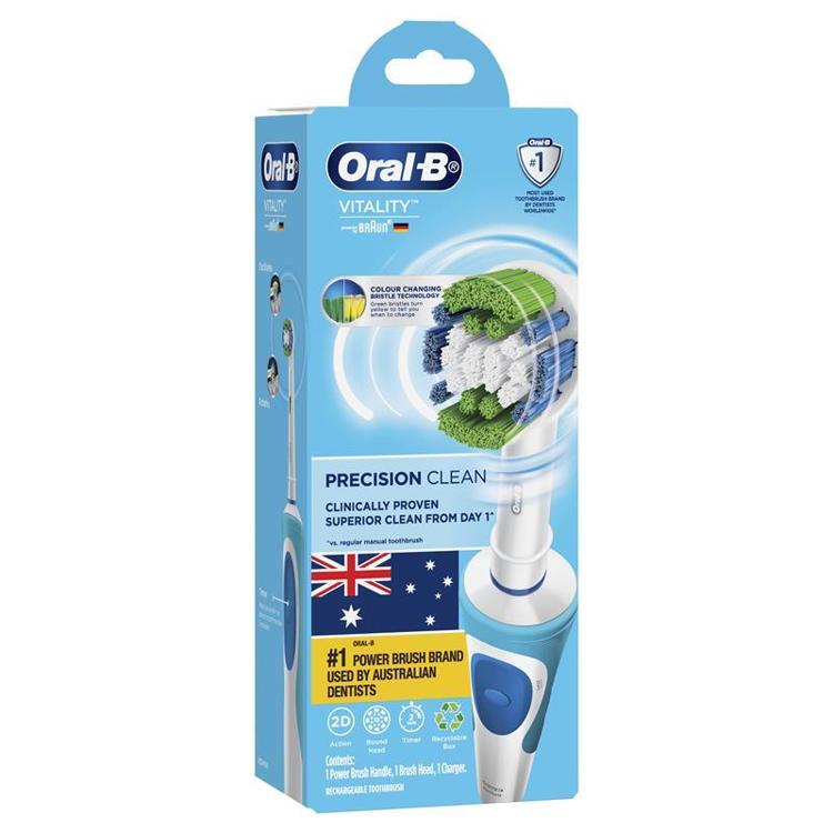 Buy Oral B Power Toothbrush Vitality Precision Clean online at Chemist ...