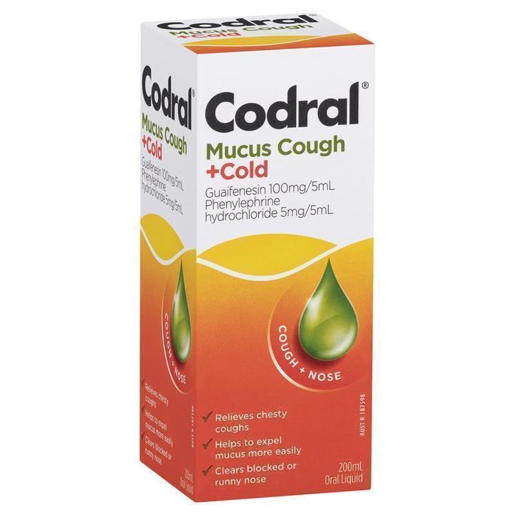 Buy Codral Mucus Cough & Cold 200ml online at Chemist Warehouse