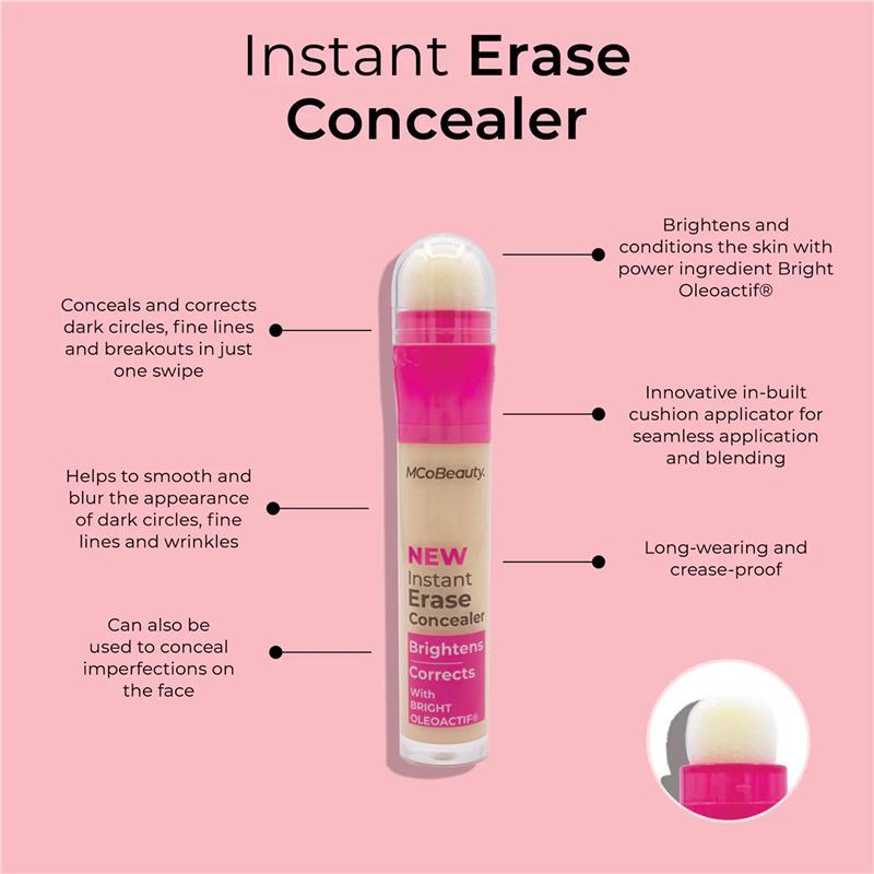 Buy MCoBeauty Instant Erase Concealer Medium NEW online at Chemist ...