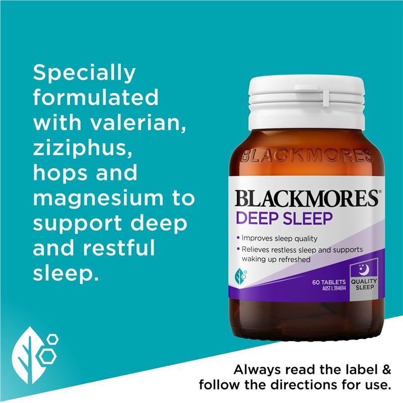 Buy Blackmores Deep Sleep 60 Tablets online at Chemist Warehouse