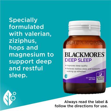 Buy Blackmores Deep Sleep 60 Tablets online at Chemist Warehouse