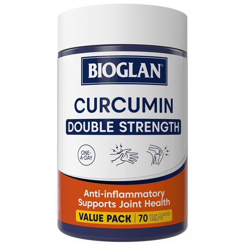 Buy Bioglan Curcumin Double Strength 1200mg 70 Tablets online at ...