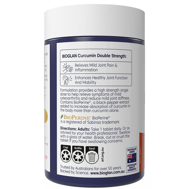 Buy Bioglan Curcumin Double Strength 1200mg 70 Tablets online at ...