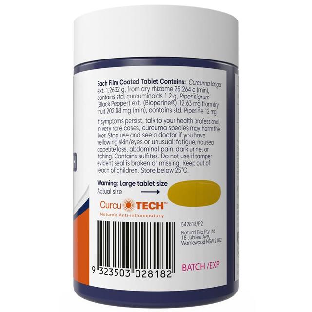 Buy Bioglan Curcumin Double Strength 1200mg 70 Tablets online at ...