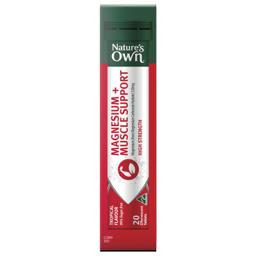 Buy Nature's Own Magnesium + Muscle Support Effervescent 60 Tablets ...