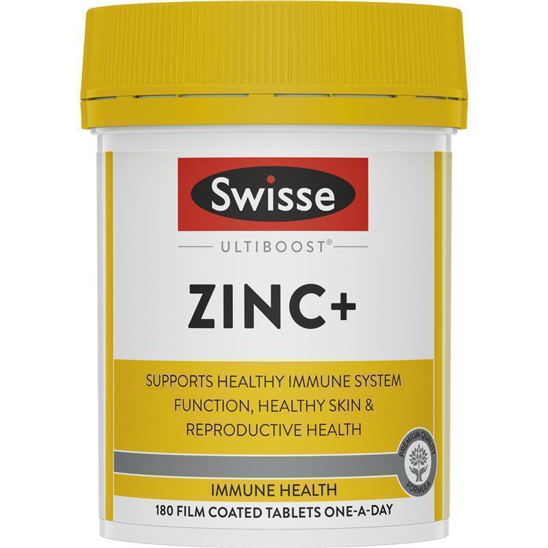 Buy Swisse Zinc+ 180 Tablets Exclusive Size online at Chemist Warehouse