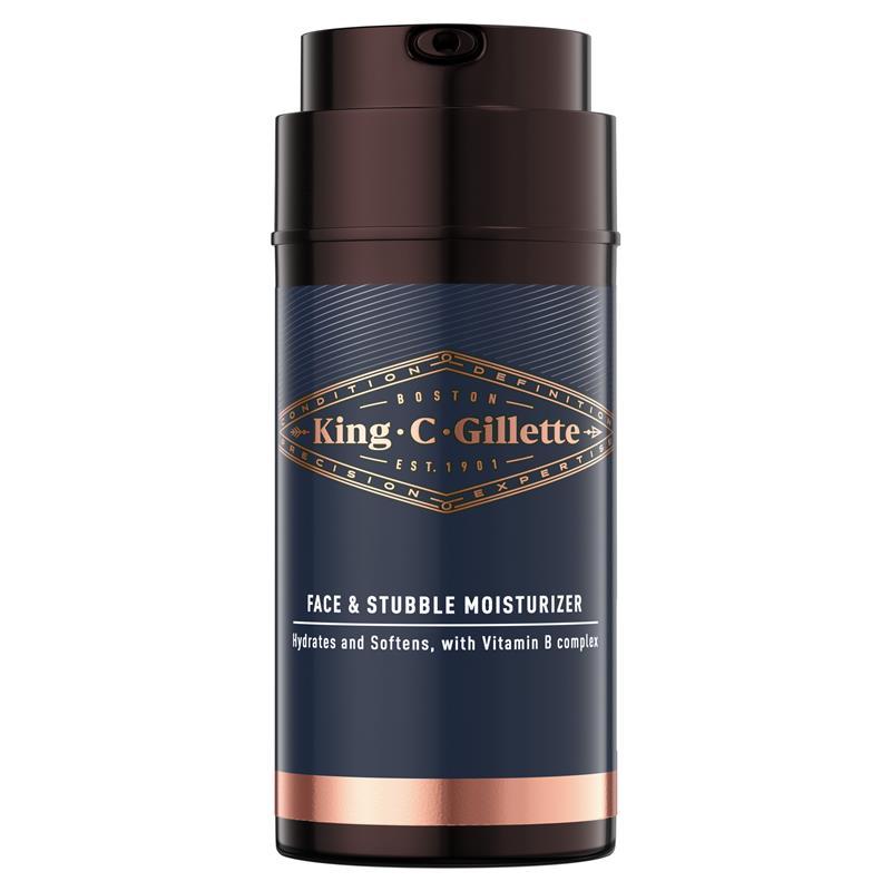 Buy Gillette King C Face & Stubble Moisturiser 100ml online at Chemist ...