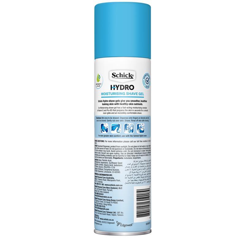 Buy Schick Hydro Moisturising Shave Gel 198 g online at Chemist Warehouse