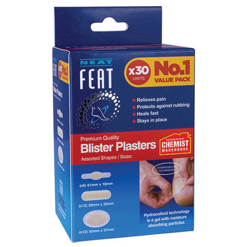 Buy Neat Feat Blister Plasters 30 Pack Exclusive online at Chemist ...
