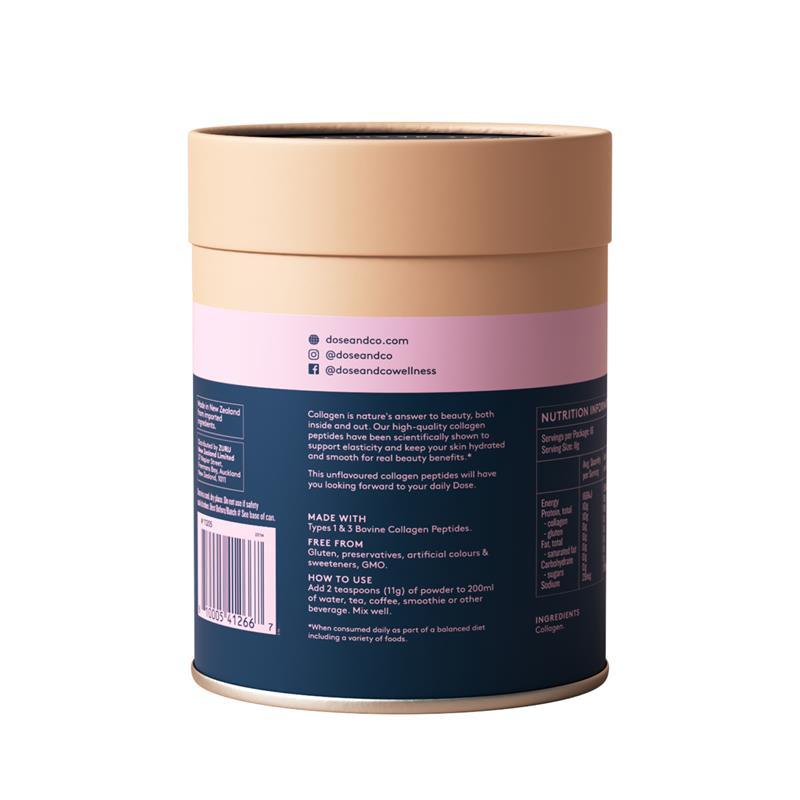 Buy Dose & Co Collagen Peptides Unflavoured 200g online at Chemist ...
