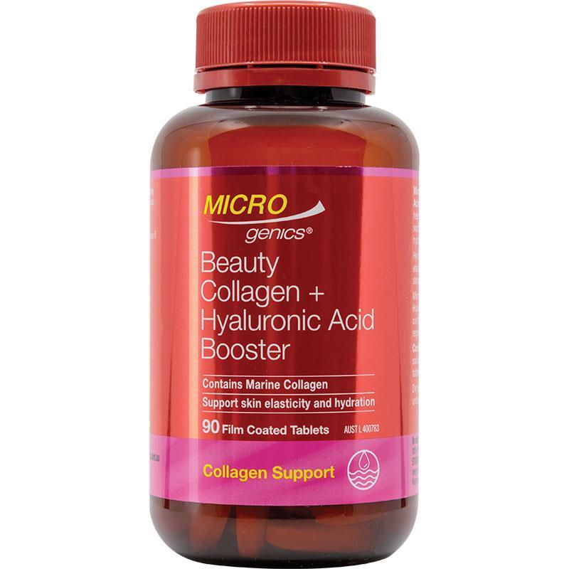 Buy Microgenics Bioactive Beauty Collagen + Hyaluronic Acid Booster 90 ...