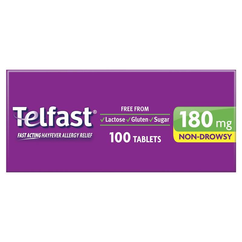 Buy Telfast 180mg 100 Tablets Exclusive Size online at Chemist Warehouse