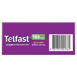 Buy Telfast 180mg 100 Tablets Exclusive Size online at Chemist Warehouse
