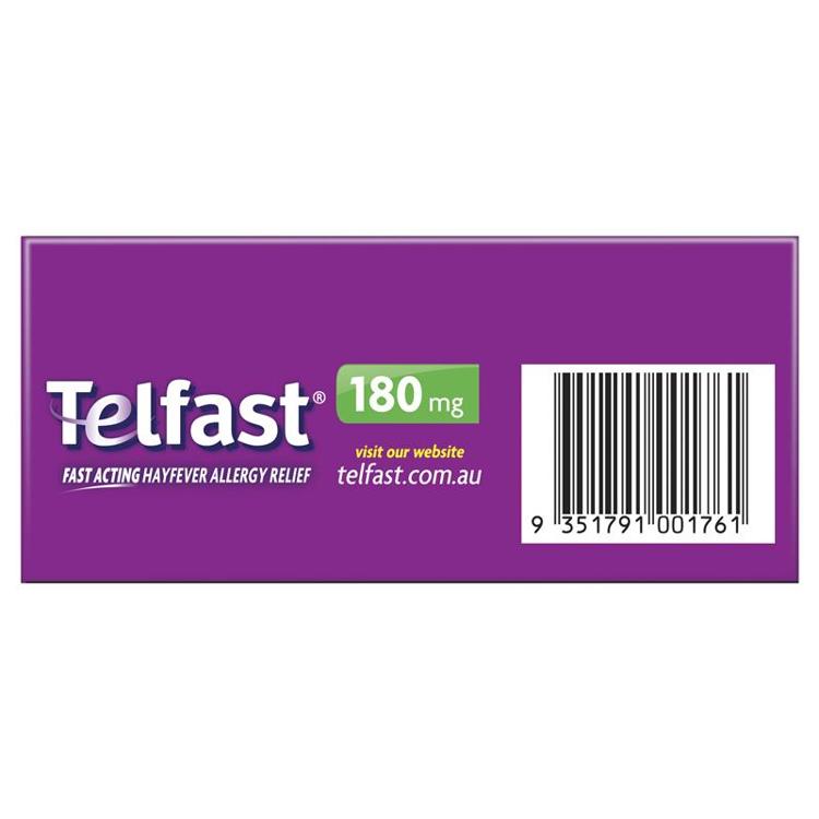 Buy Telfast 180mg 100 Tablets Exclusive Size online at Chemist Warehouse
