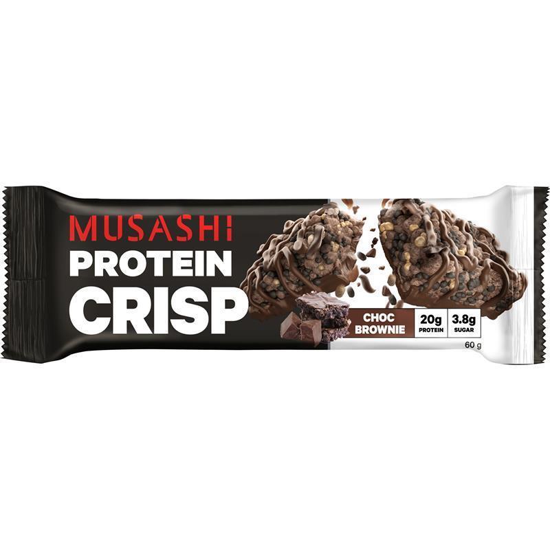 Buy Musashi Protein Crisp Choc Brownie 60g online at Chemist Warehouse