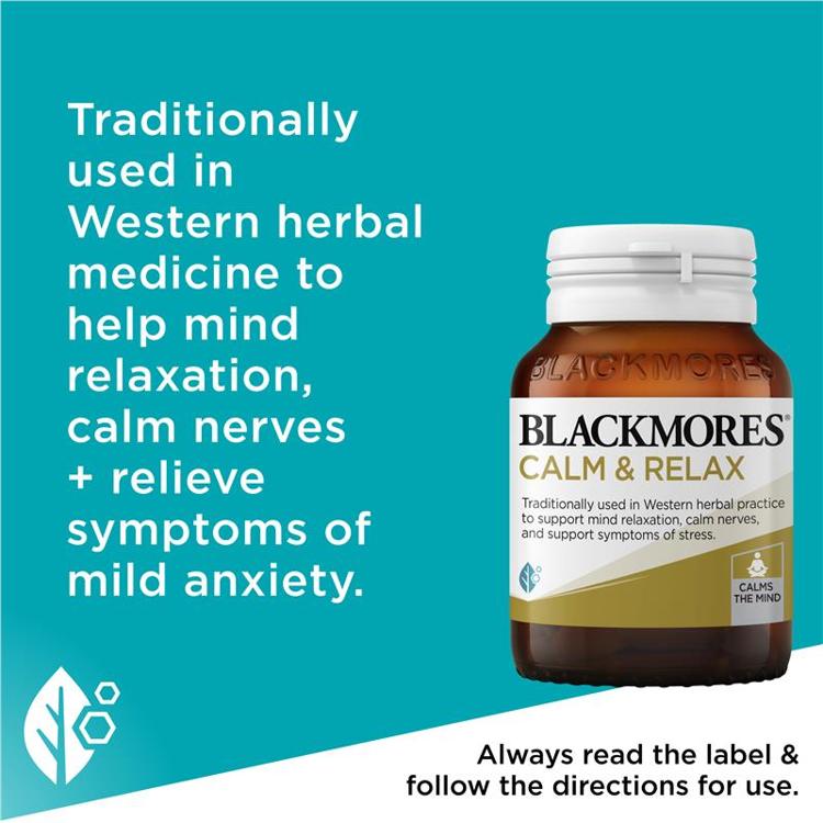Buy Blackmores Calm & Relax 60 Tablets online at Chemist Warehouse