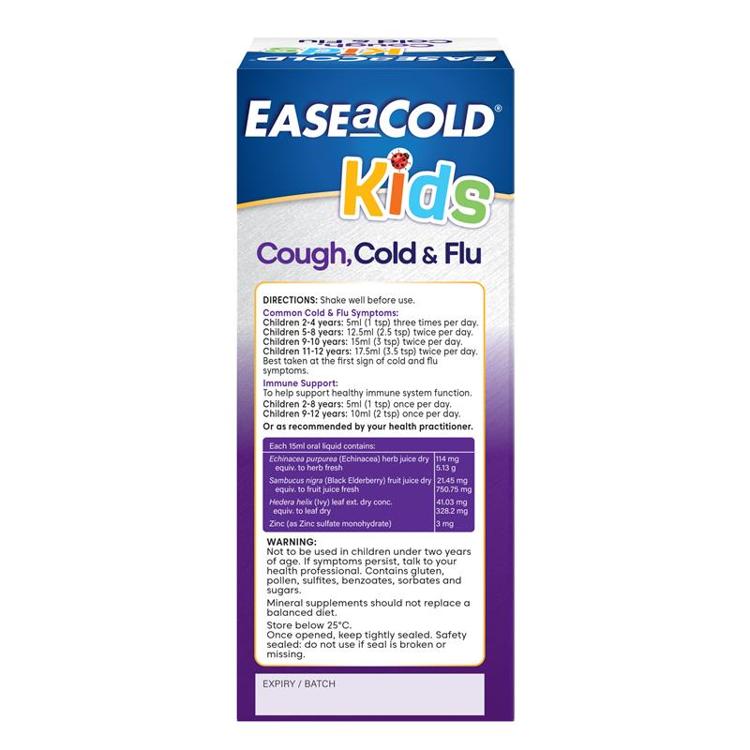 Buy Ease a Cold Kids Cough Cold and Flu 180ml online at Chemist Warehouse